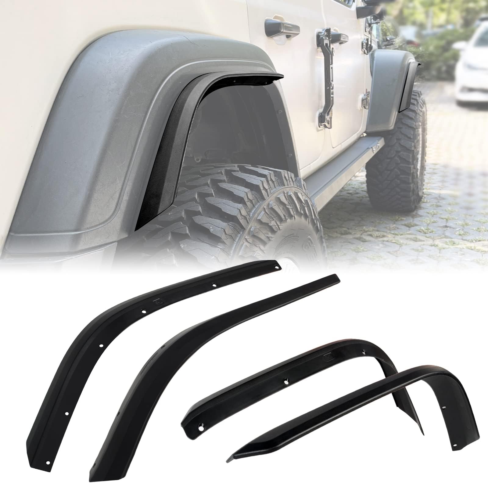 Amazon.com: Fudatong Fender Flares on The Original Fender Flares 2018 ...