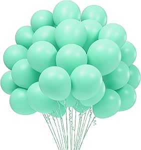 Amazon.com: Mint Green Balloons, 30 pcs Light Green Balloons 10 Inch ...