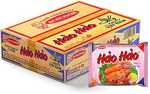 ACECOOK Hao Hao Vietnamese Hot & Sour Shrimp Instant Noodles 74g (Pack of 30) : Amazon.co.uk ...