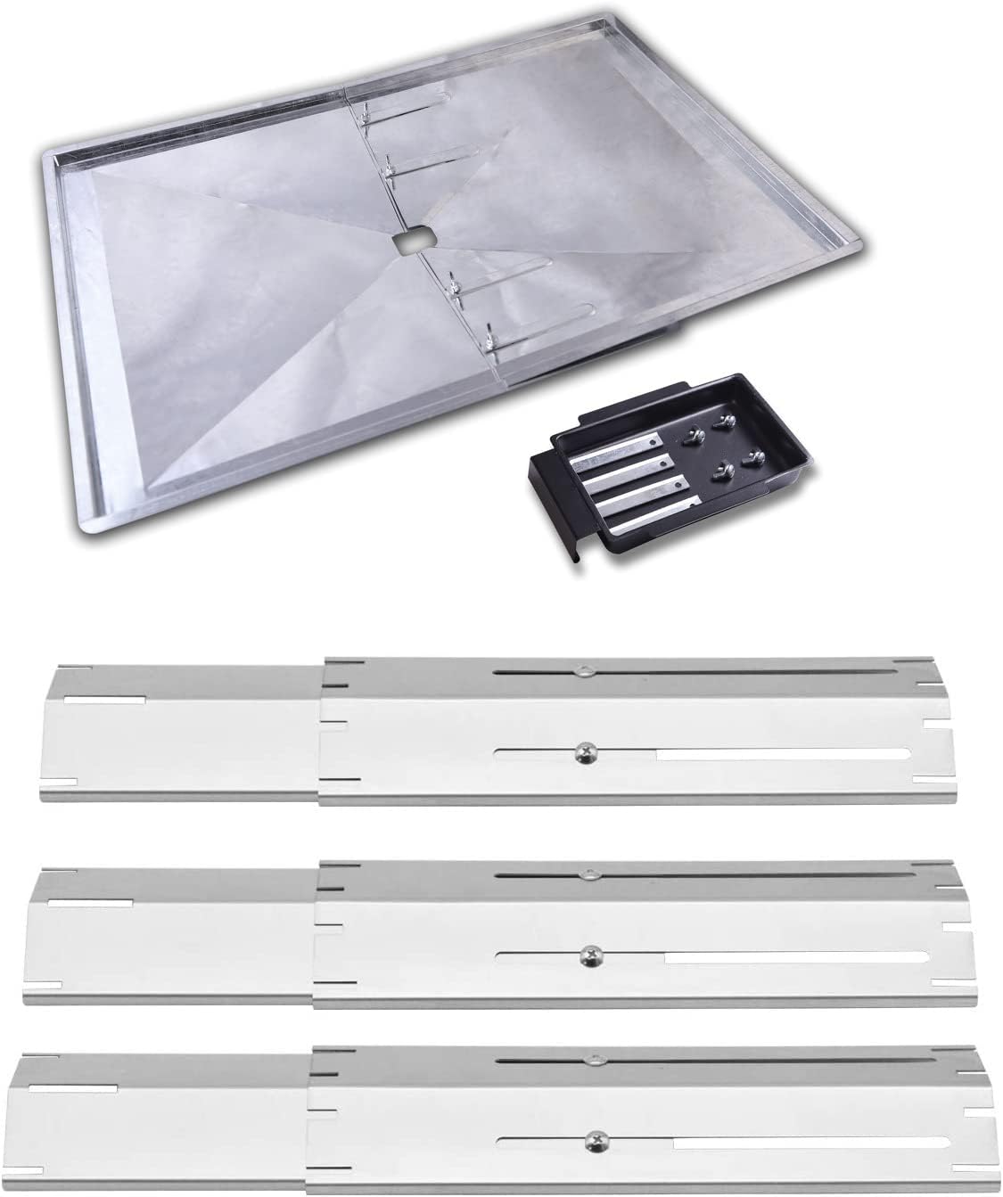 Amazon.com : Quickflame Replacement Grease Tray and Adjustable Heat ...