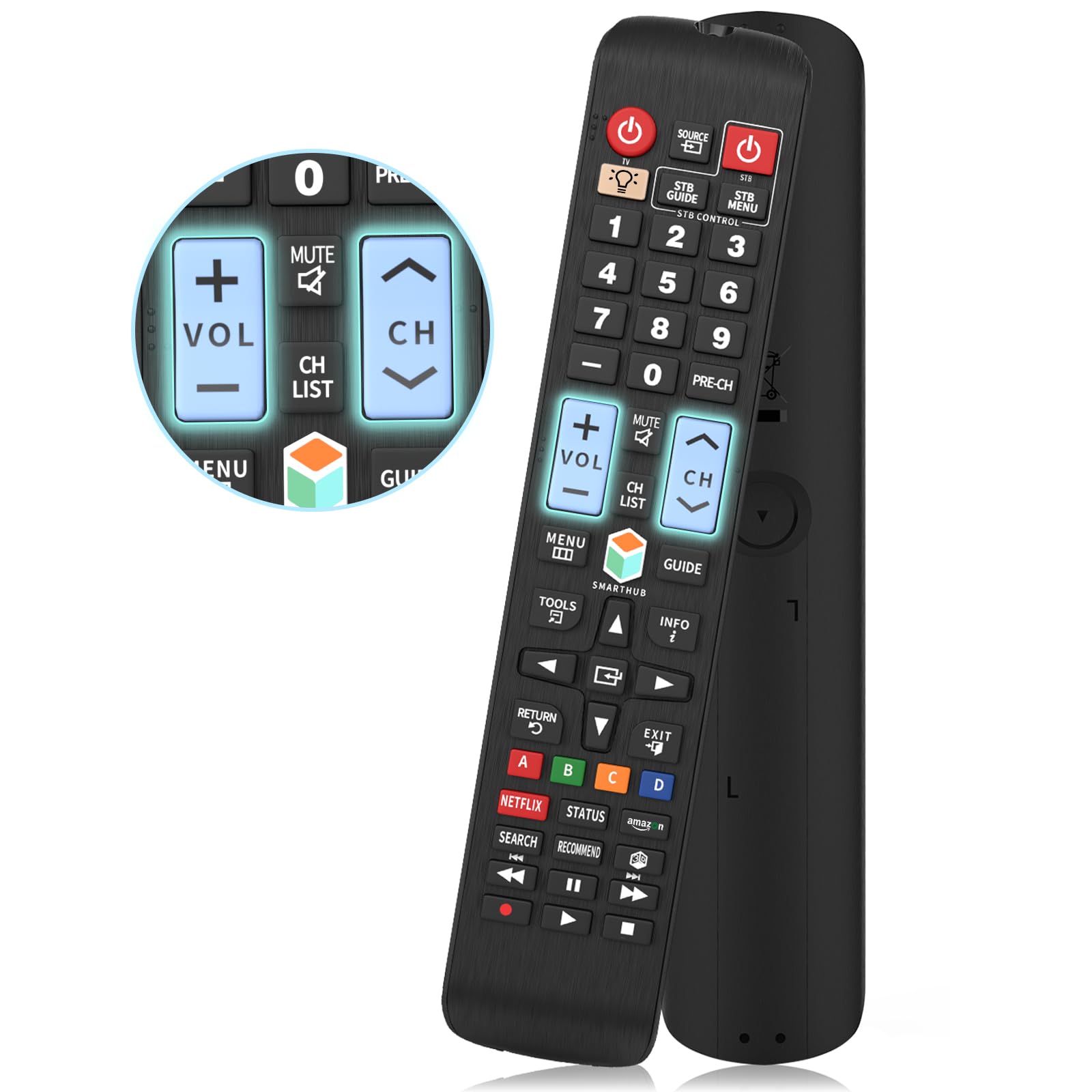 Universal Remote Control Only for Samsung TV Remote, Samsung Smart TV ...