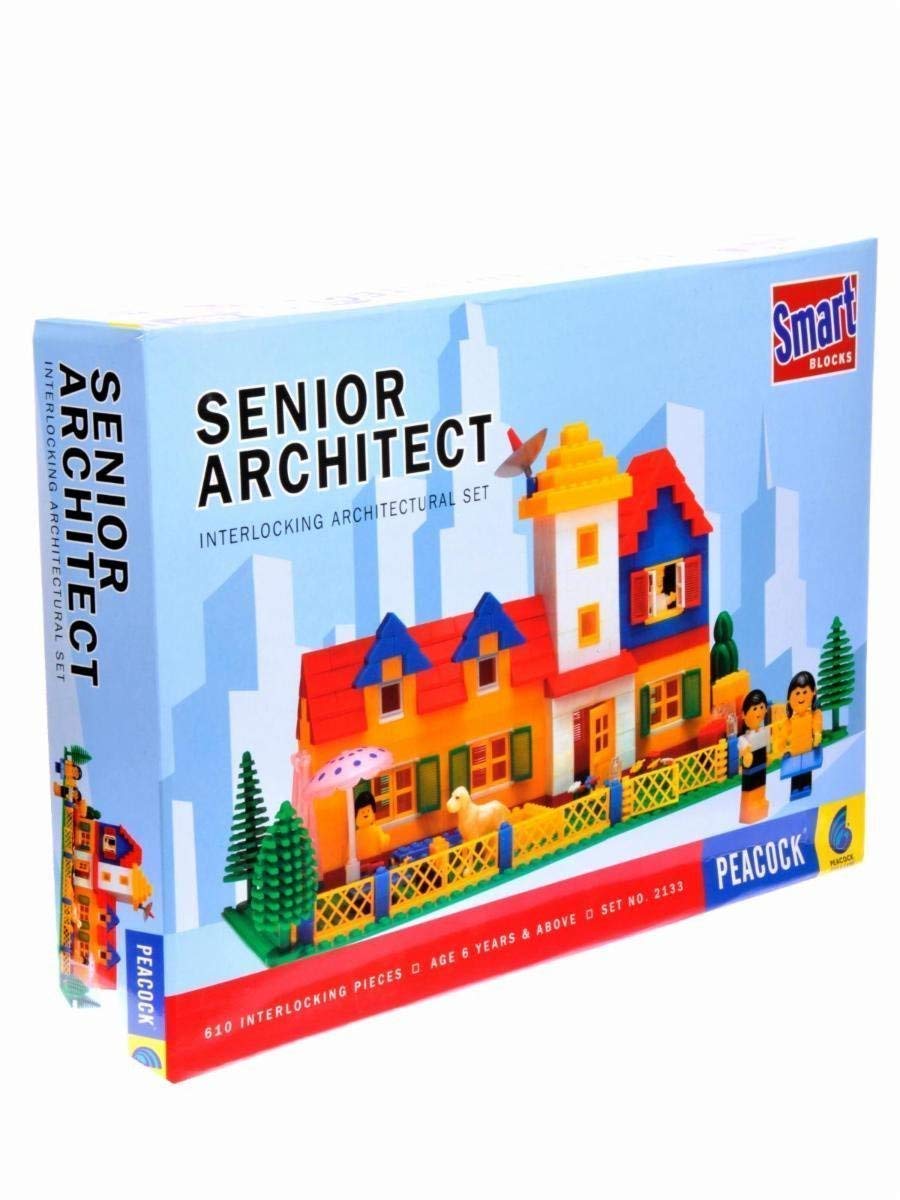 Best seller Senior Architect Block Set Blocks 610 Pieces Home Building ...
