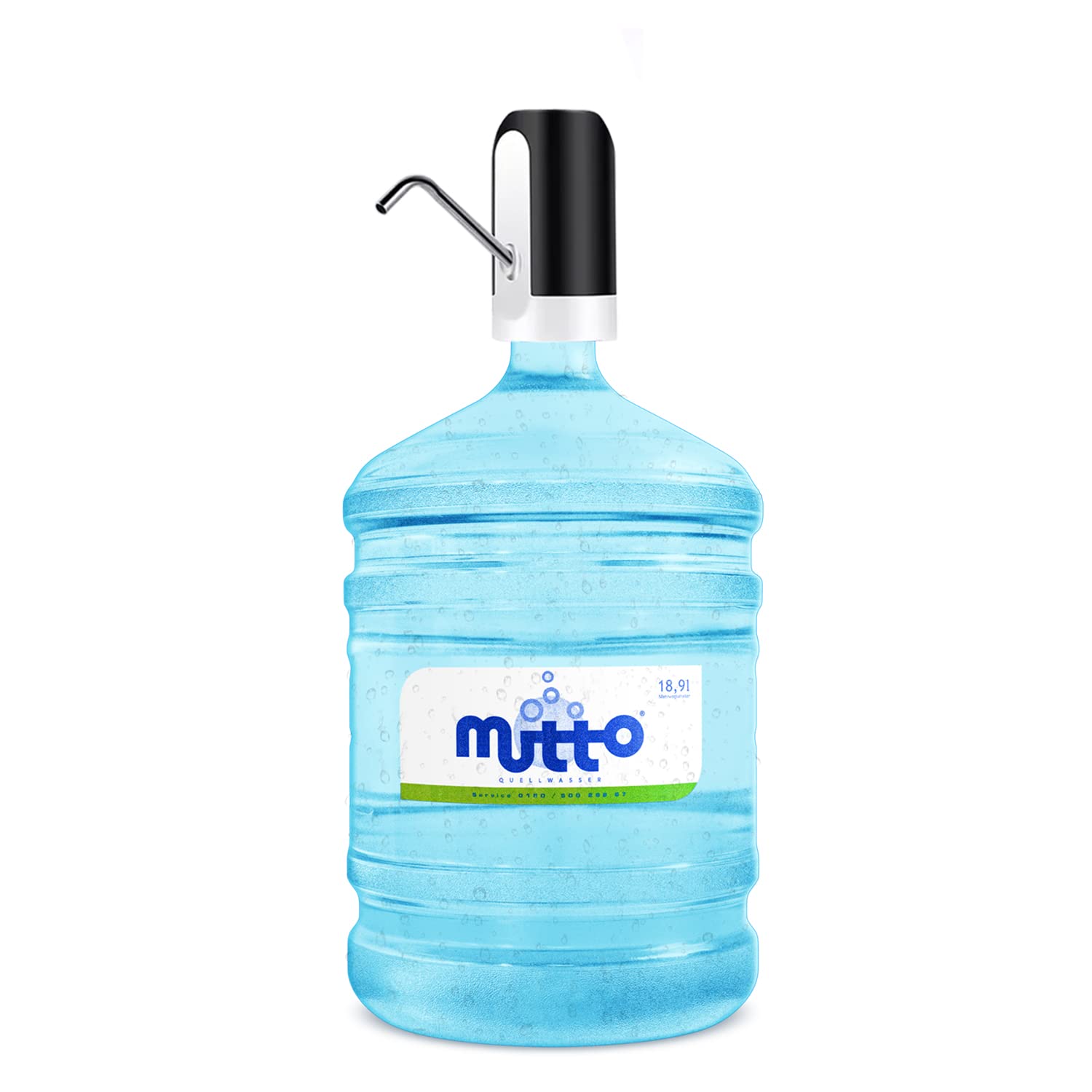 Mutto Premium Quellwasser (Weich, 19 Liter inkl. Pumpe) : Amazon.de ...
