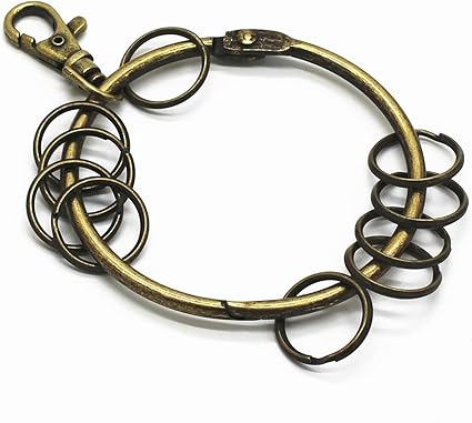 Amazon.com: WEICHUAN Metal Antique Bronze Keychain/Key Holder - Large ...