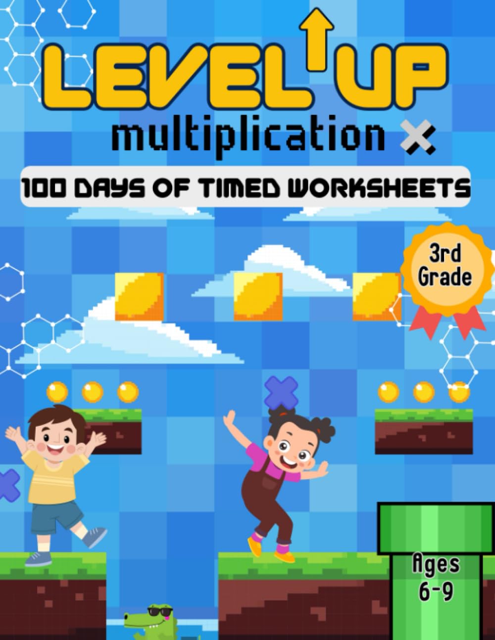Level Up: 100 Days Of Multiplication Worksheets Timed: Shaffer, Julie ...