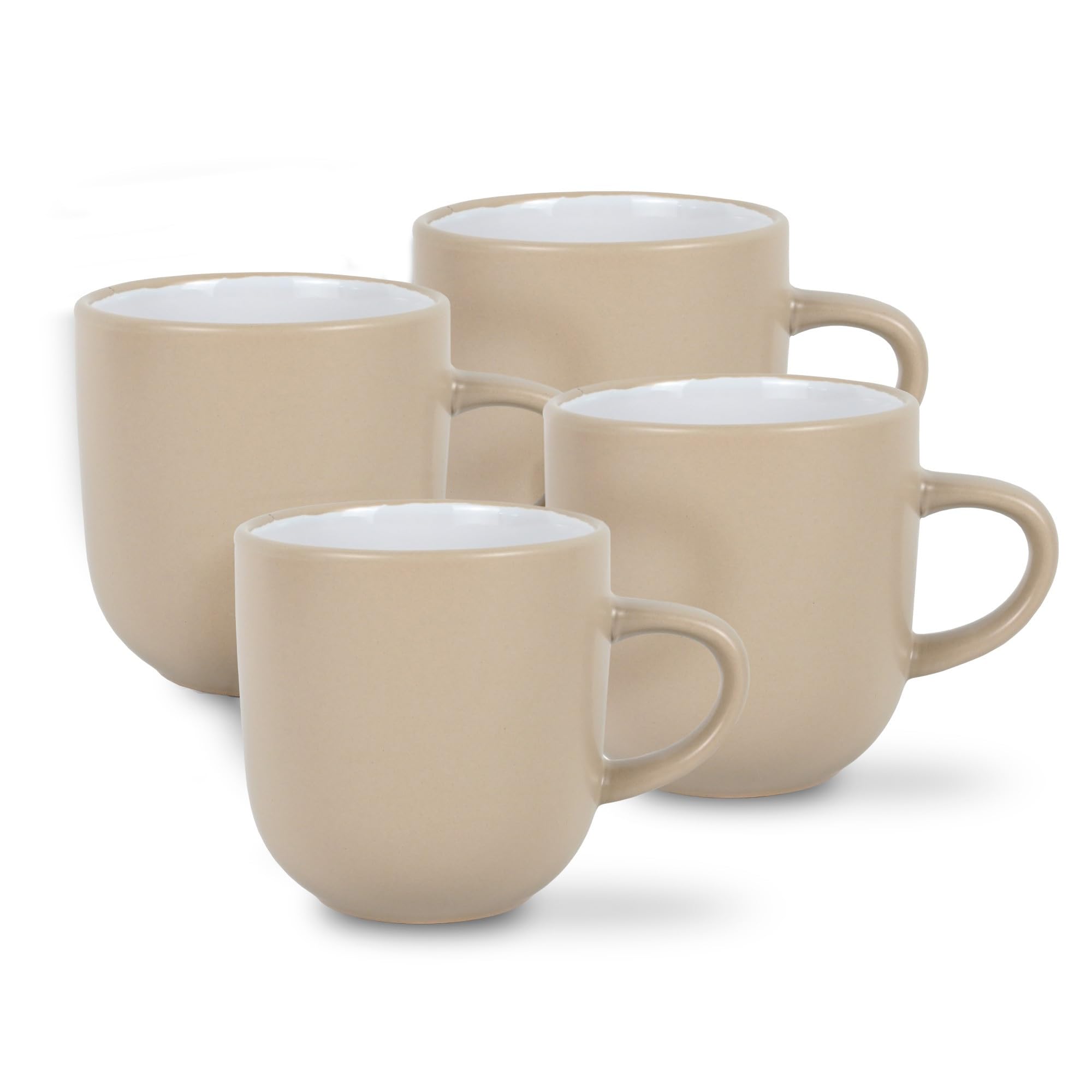 Lewis's 4 Pack Mushroom Coffee Mugs/Mugs Set of 4/Crockery Sets/Pro ...