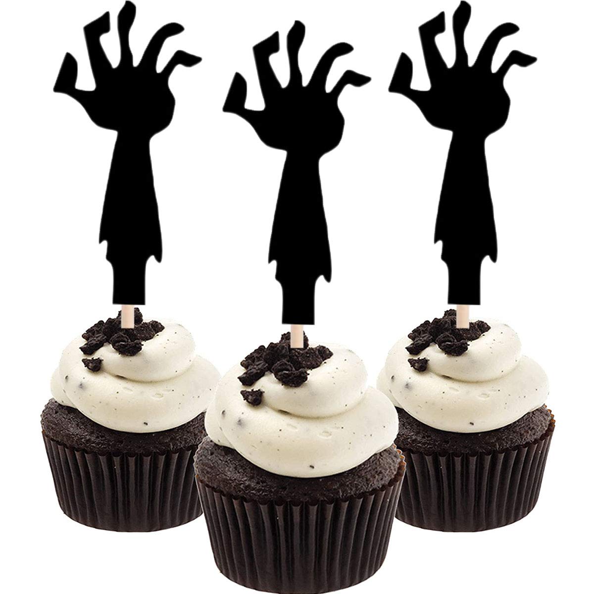 Zombie Cupcake Printable Toppers