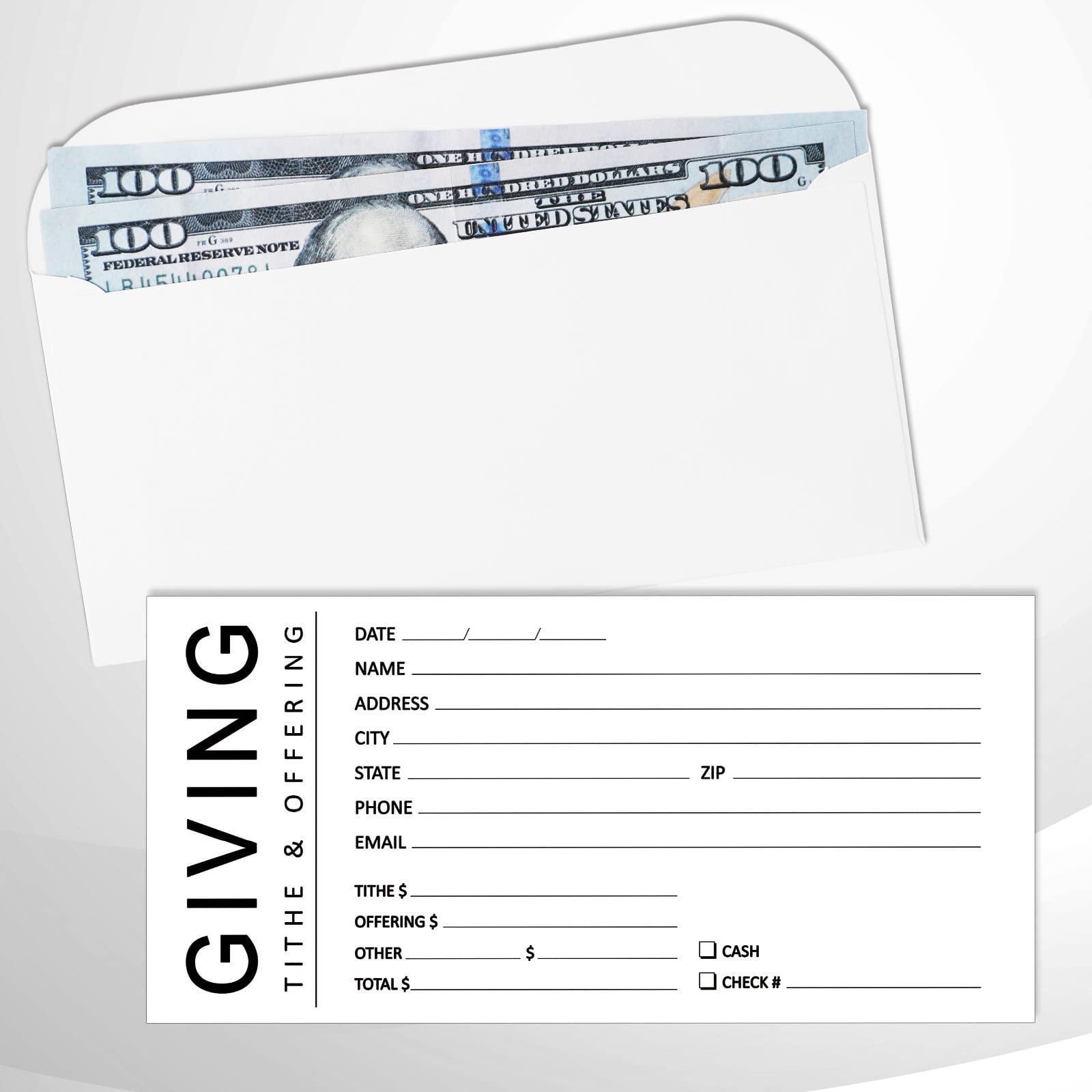 Snapklik.com : Eaasty 200 Pieces Church Offering Envelopes My Offering ...