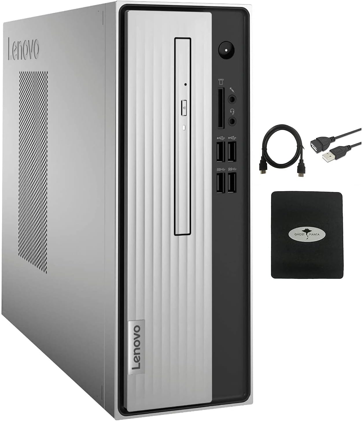 Buy Lenovo 2021 IdeaCentre 3 Desktop Tower Computer, AMD Athlon Silver ...