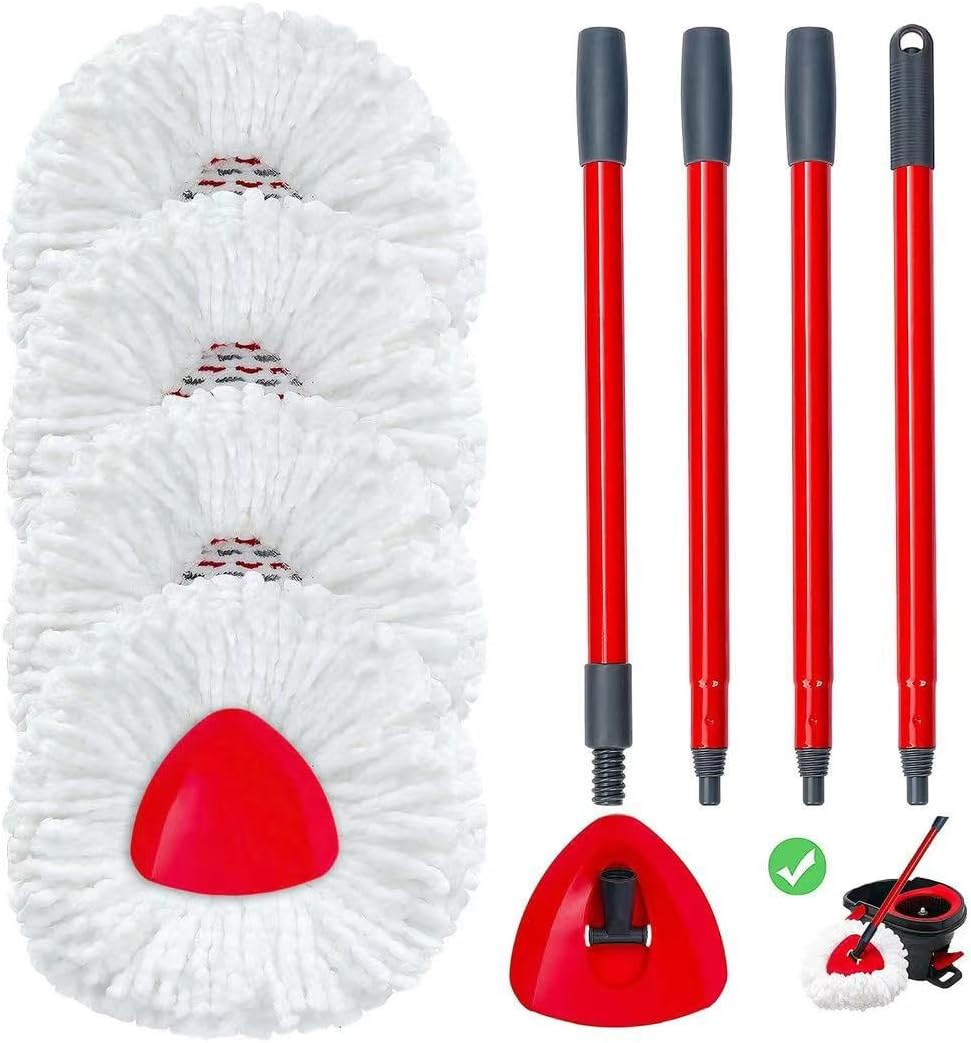 Amazon.com: Ashsajkd Spin Mop Replace Head Compatible with O ceda ...