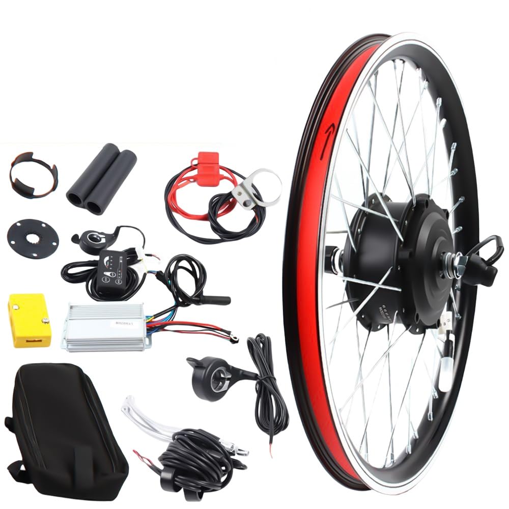 Amazon.com : Electric Bicycle Wheel Kit Rear Wheel 36V 250W E-Bike ...