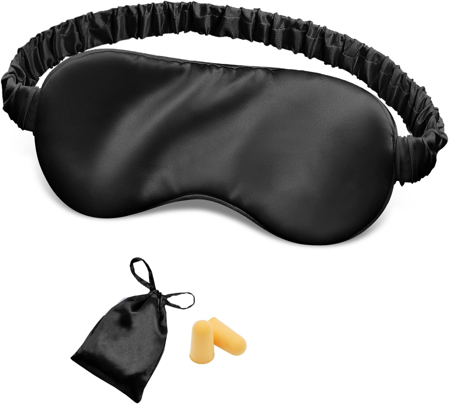 Amazon.com : Silk Sleep Mask Light Blocking Luxury 100% Mulberry 19mm ...