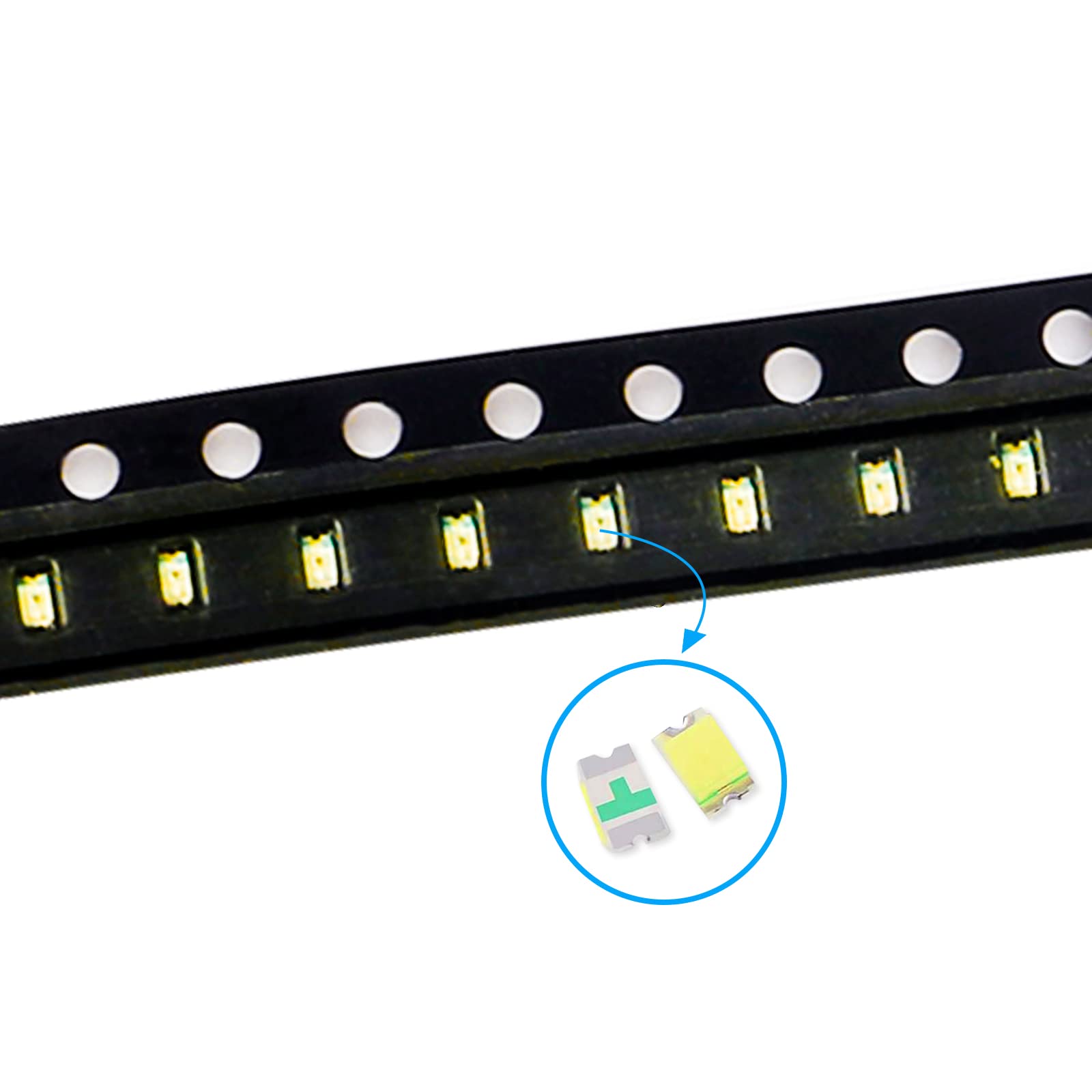 Snapklik.com : (5 Colors X 40 Pcs 200 Pcs) 0603 SMD LED Diode Lights ...