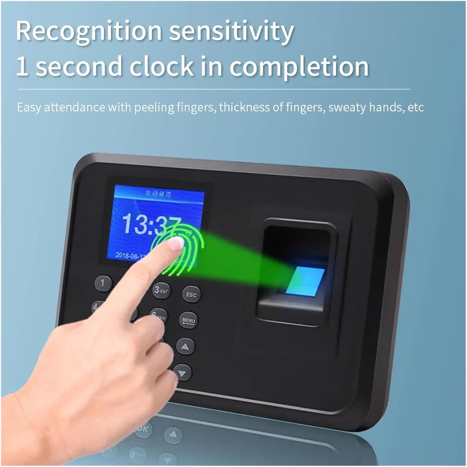 Time Clocks Fingerprint Attendance System Biometric Philippines | Ubuy