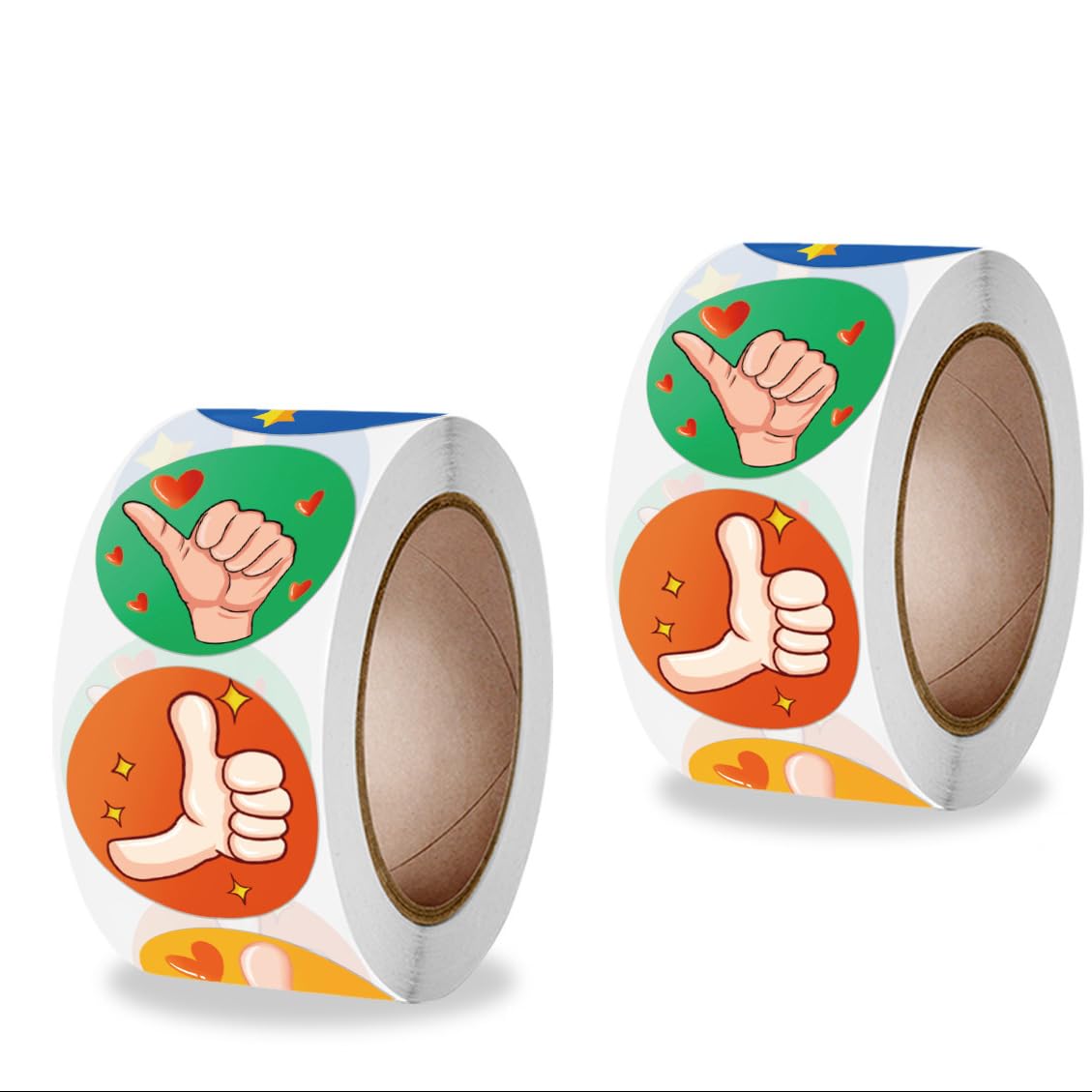 Buy 1000Pcs 1 inch Thumb Encouragement Stickers Teacher Reward Stickers ...
