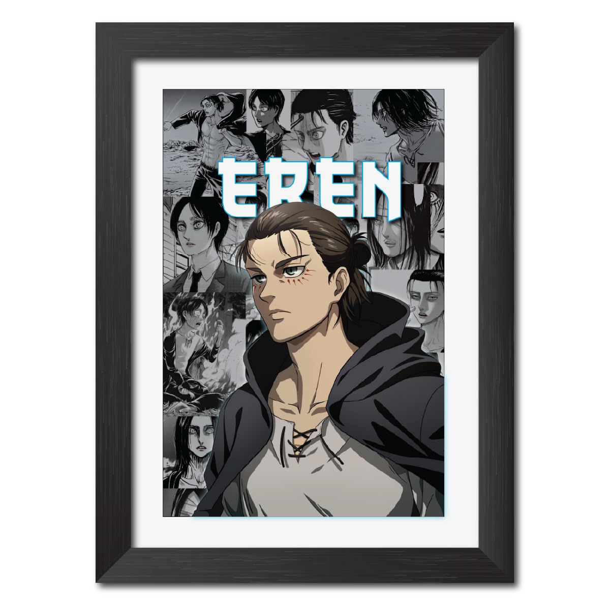 TenorArts Eren Yeager Manga Poster Attack on Titan Anime Laminated ...