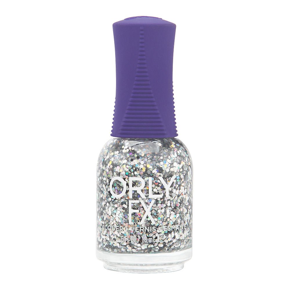 ORLY Holy Holo Nail Polish Topper (18ml), Silver Holographic Confetti ...