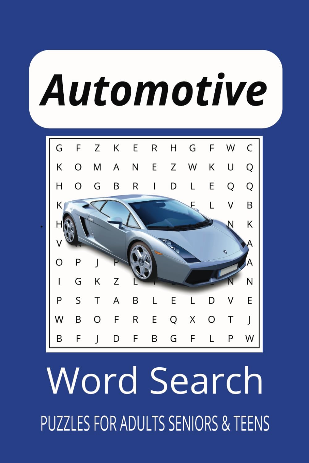 Automotive Word Search Puzzle Book: Word Searches with Easy to read ...