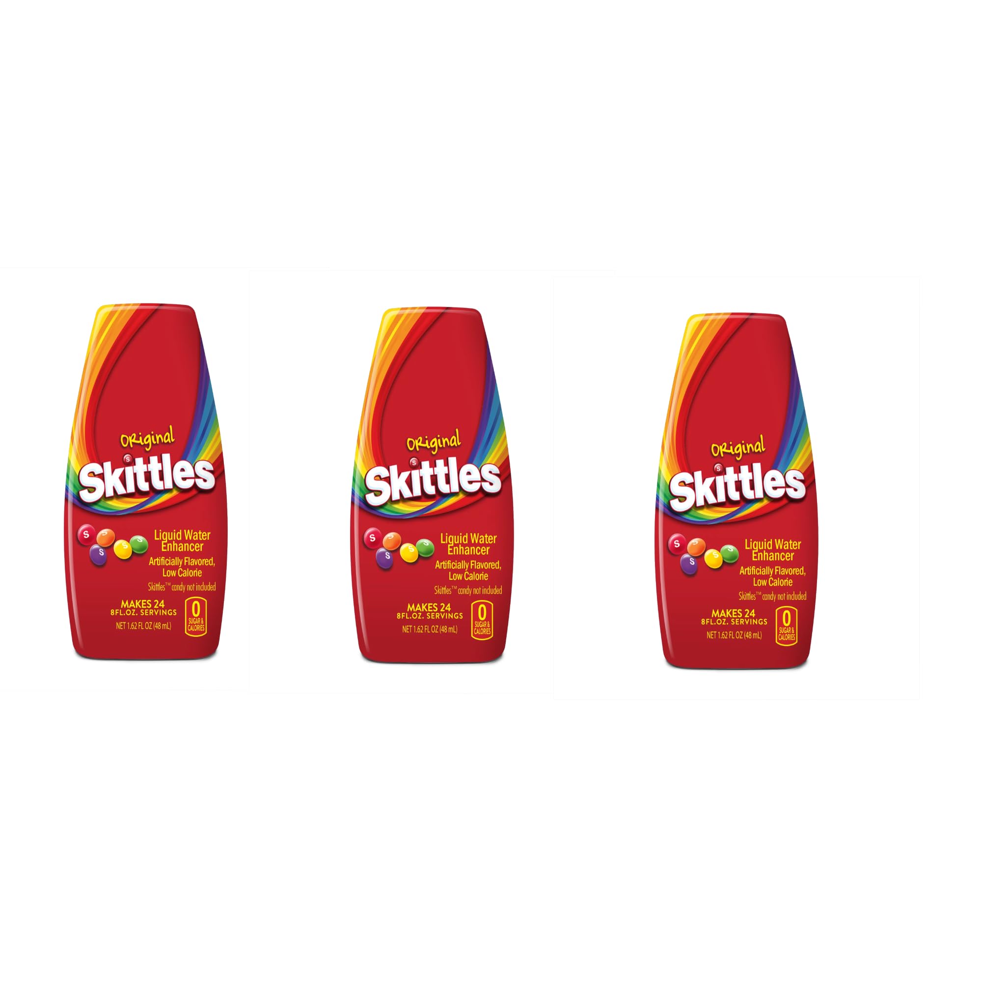 Amazon.com: Skittles Liquid Water Enhancer - Original Pack of 3 - Low ...
