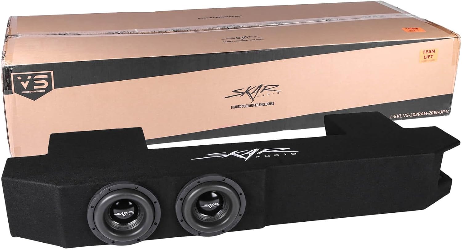 Amazon.com: Skar Audio Dual 8" Loaded Ported Subwoofer Enclosure ...