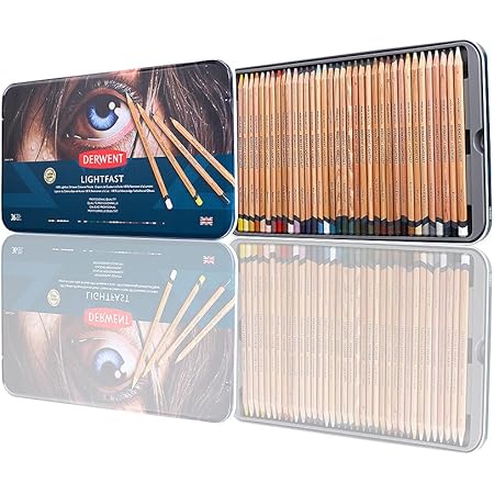 Derwent Lightfast Set di 36 Matite Resistenti alla Luce con Anima ...