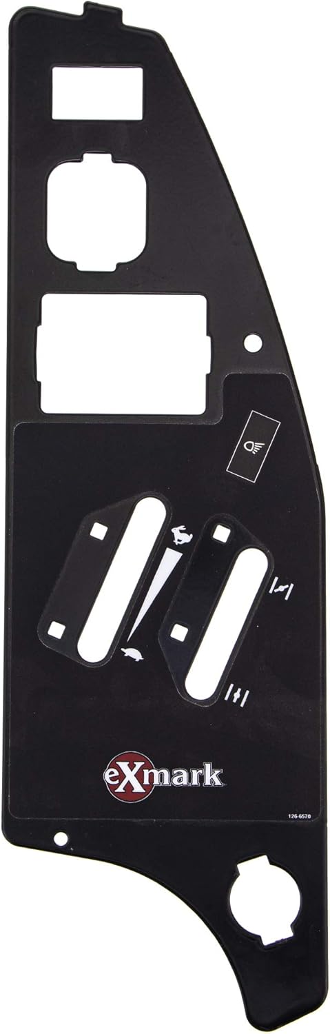Amazon.com : Exmark 126-7789 Control Panel with Decal Radius E S X ...