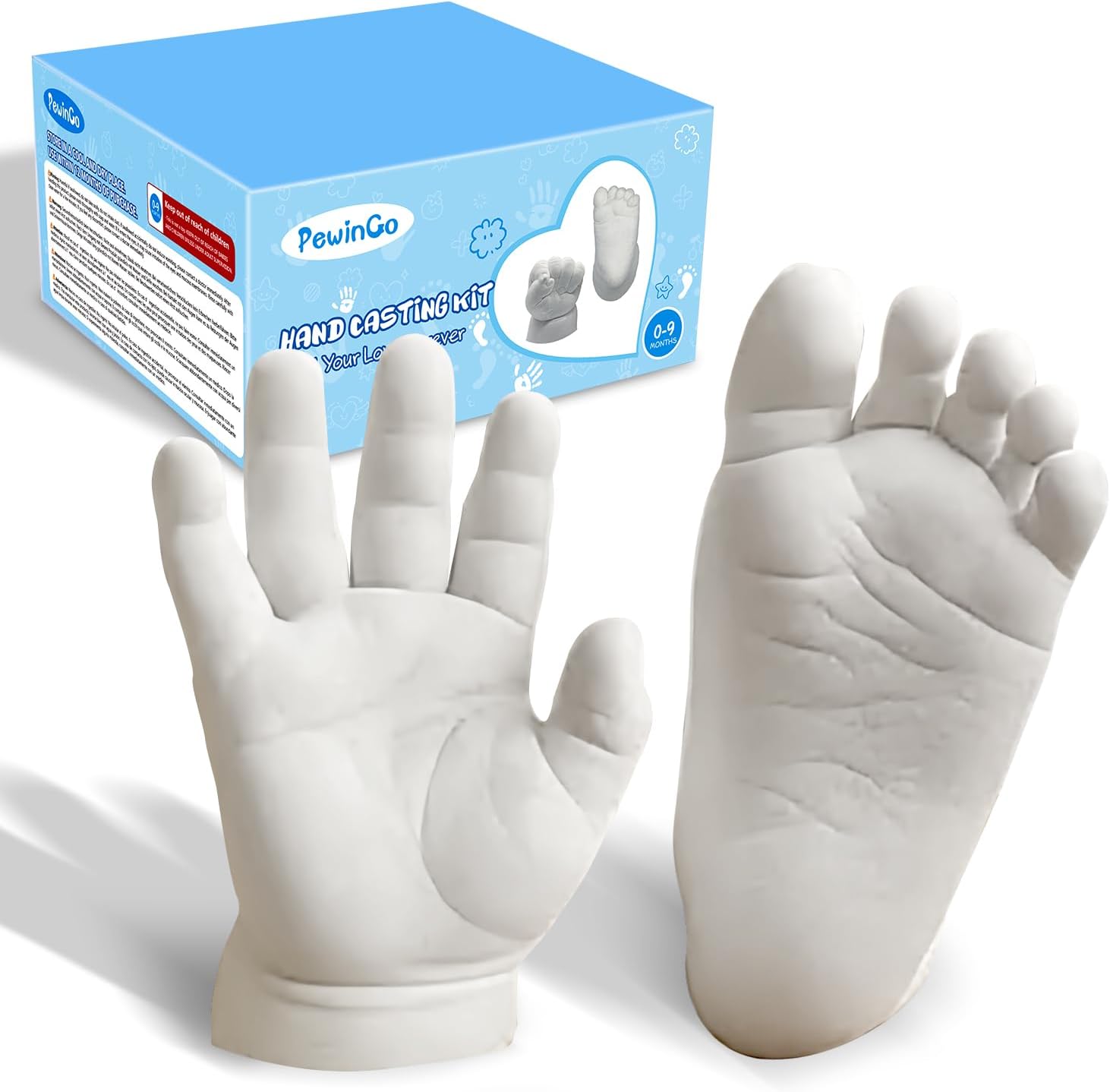Amazon.com: PewinGo Baby Hand & Foot Casting Kit, 3D Moulding Gift Set ...