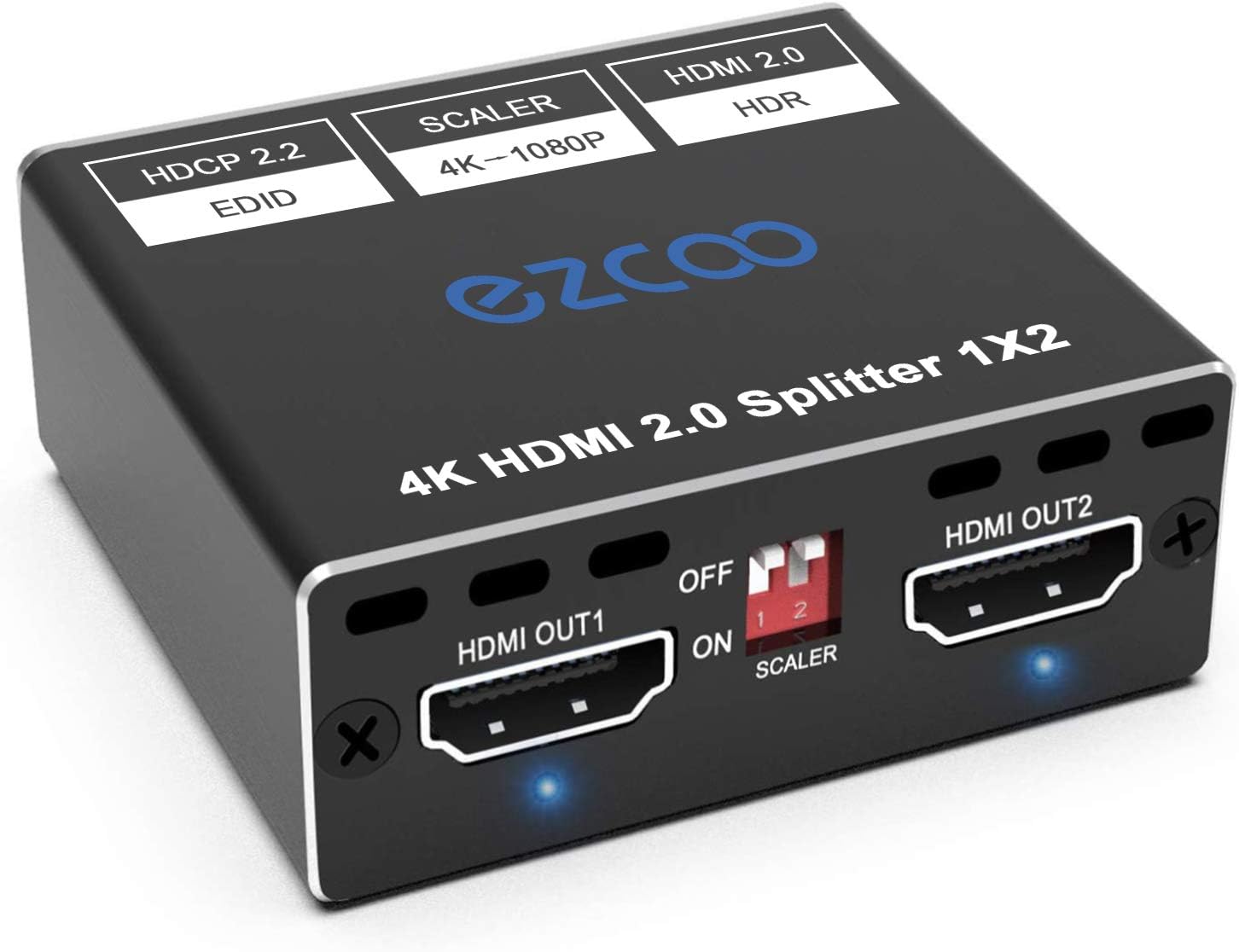 Amazon.com: ViewHD Ultra HD | 4K HDMI 1x2 Mini Powered Splitter | HDMI ...