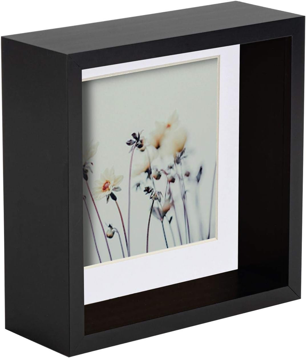 Nicola Spring 4x4 (10 x 10cm) Square Box Glass Photo Picture Frame ...