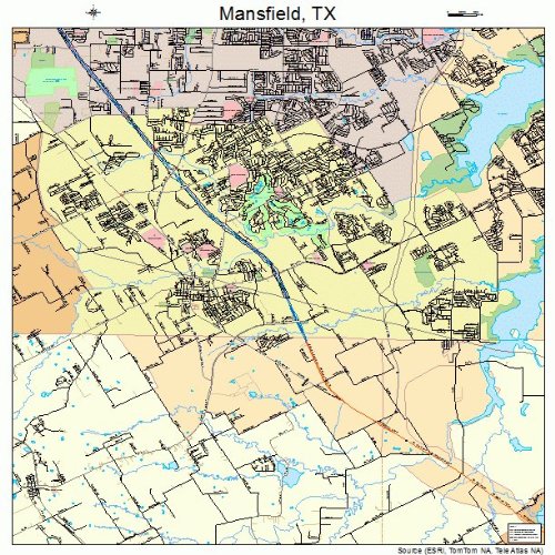 Mansfield Tx Zip Code Map