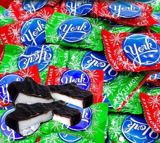 Amazon.com : York Peppermint Patties, 2 lb of Snowflake & Star Shape ...