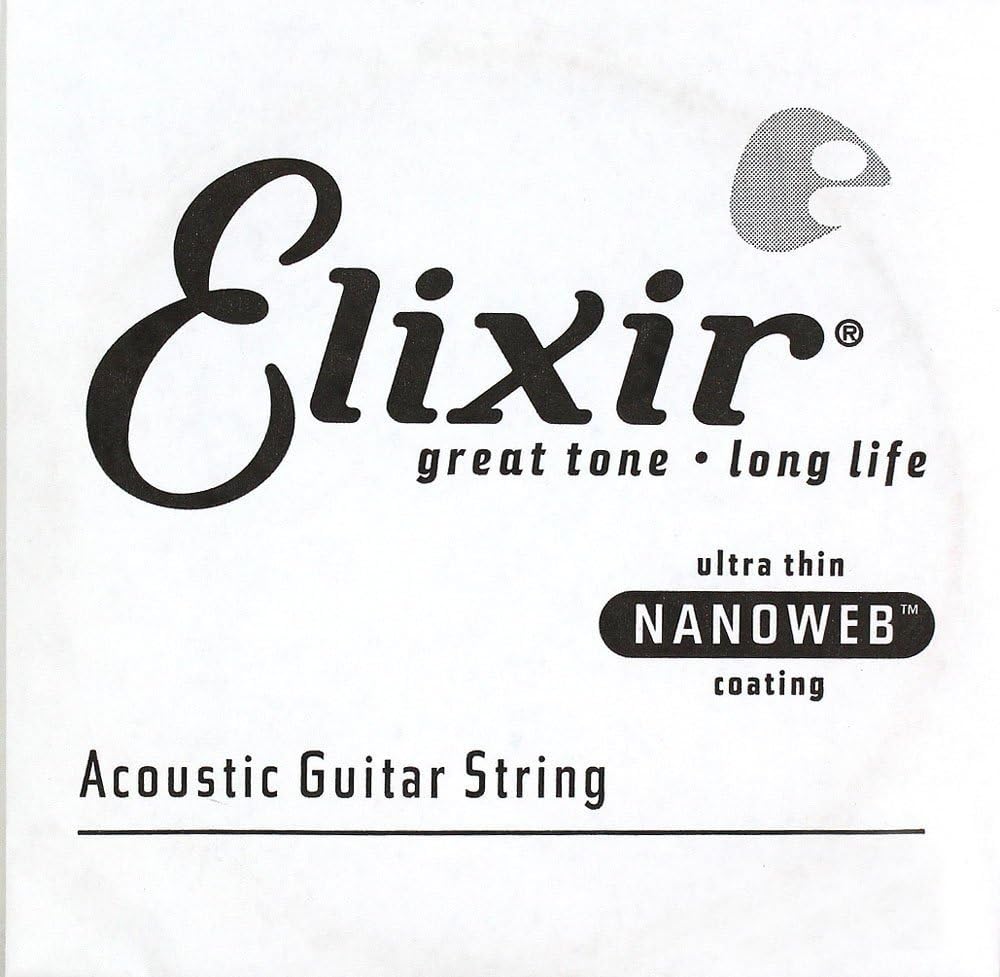 Amazon.co.jp: Elixir エリクサー アコースティックギター用 バラ弦 NANOWEB 80/20ブロンズ .022 ...