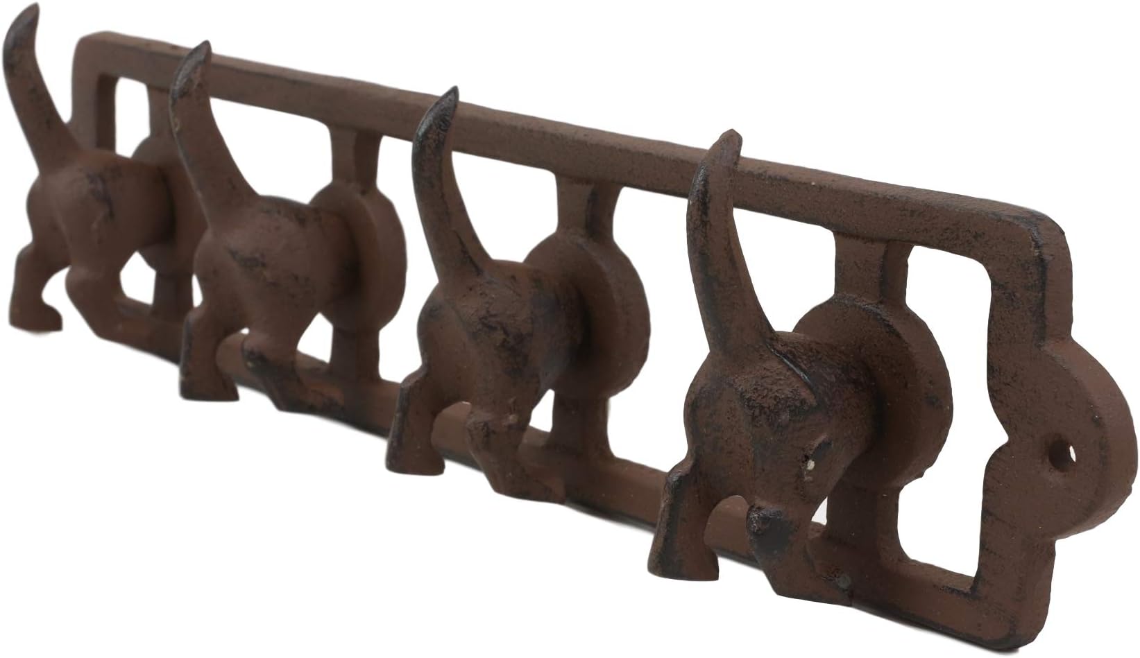 Amazon.com : Esschert Design USA LH151 Slate Dog Tail Wall Hooks ...