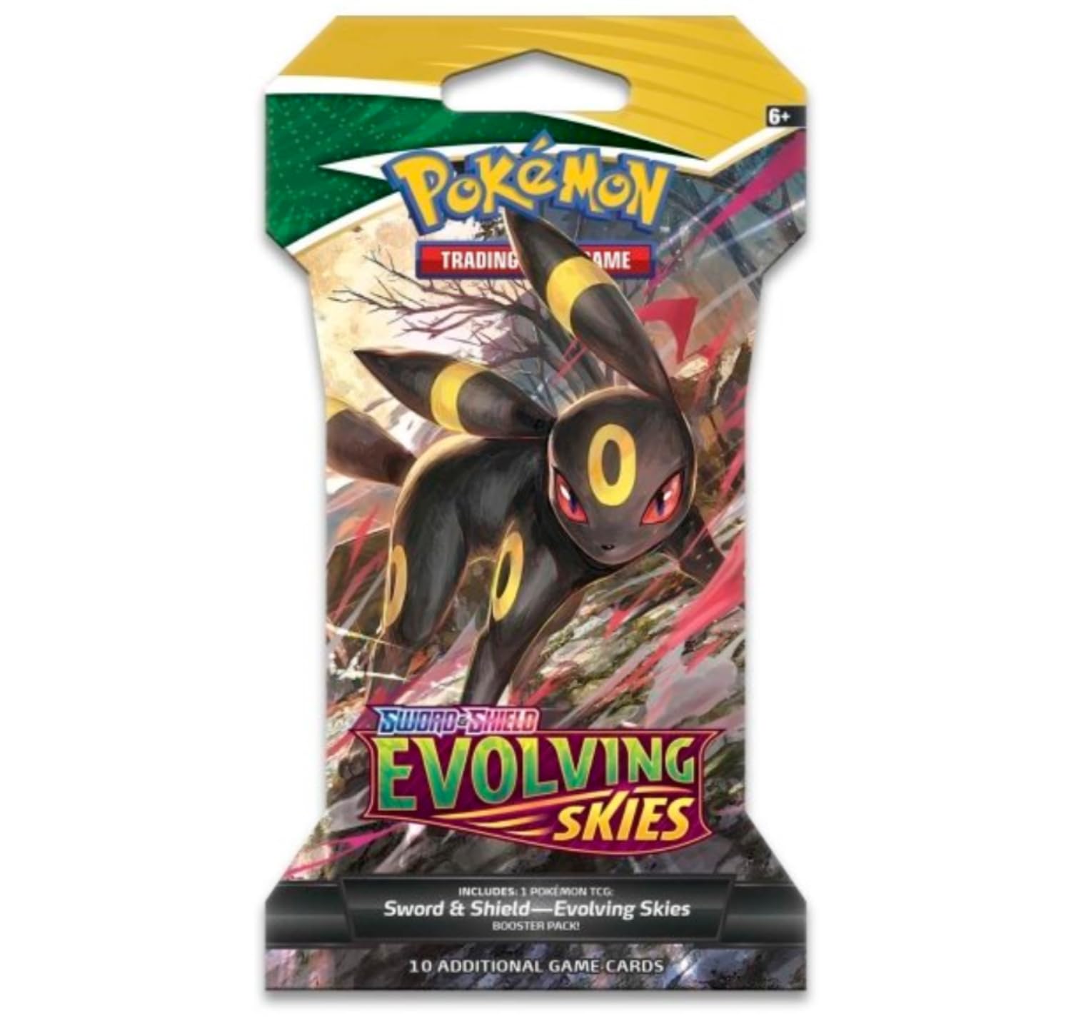 Amazon.com: Pokemon Sword & Shield Evolving Skies Sleeved Booster Pack ...