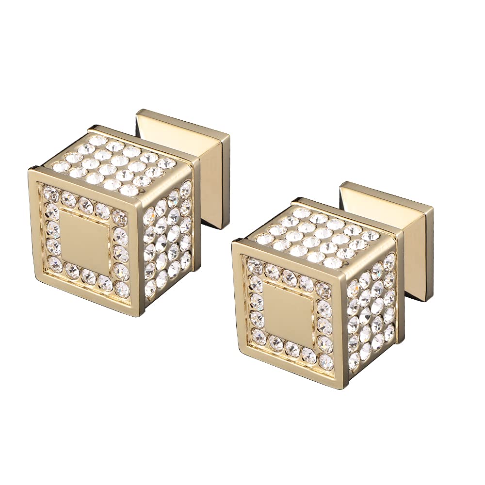 LANC Crystal Cabinet Knobs and Pulls Drawer/Furniture Handles Included ...