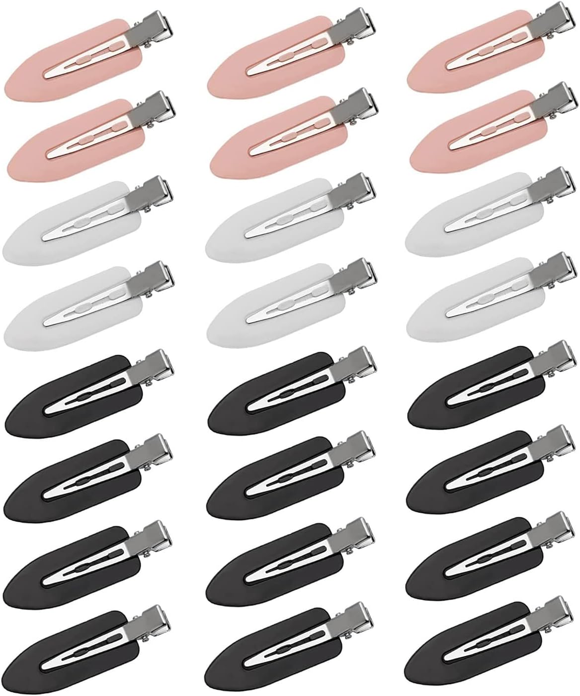 24PCS Makeup Hair Clip No Bend Hair Clip No Crease Hair Clips Pin Curl ...