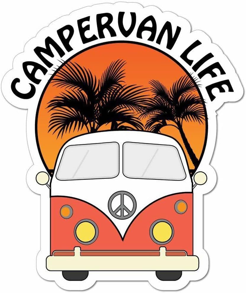 Hodge Creations Campervan Life Vinyl Decal Sticker Car Wall Laptop ...