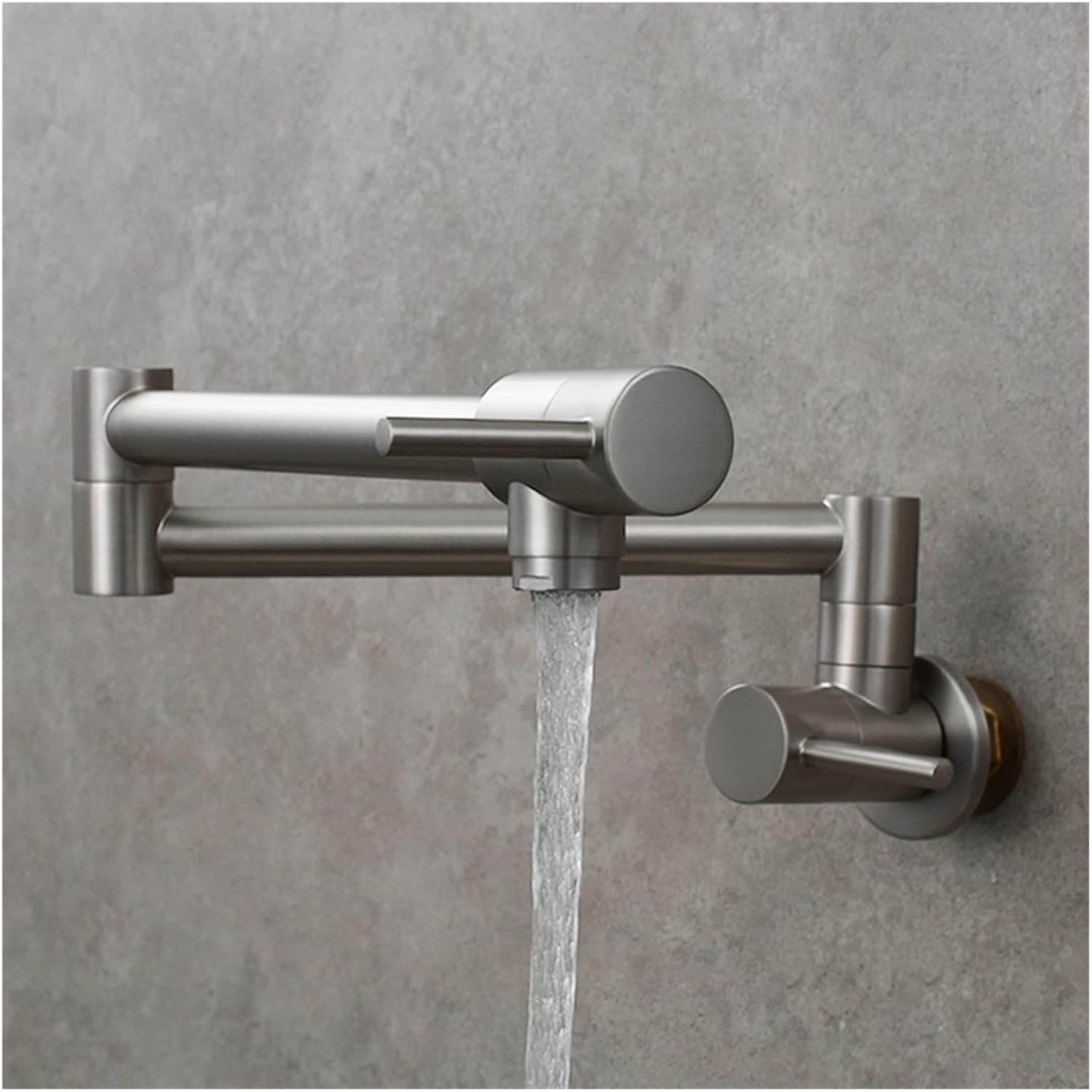 Pot Filler Faucets Brass Chrome Kitchen Faucet Dual Handle Kitchen Tap ...