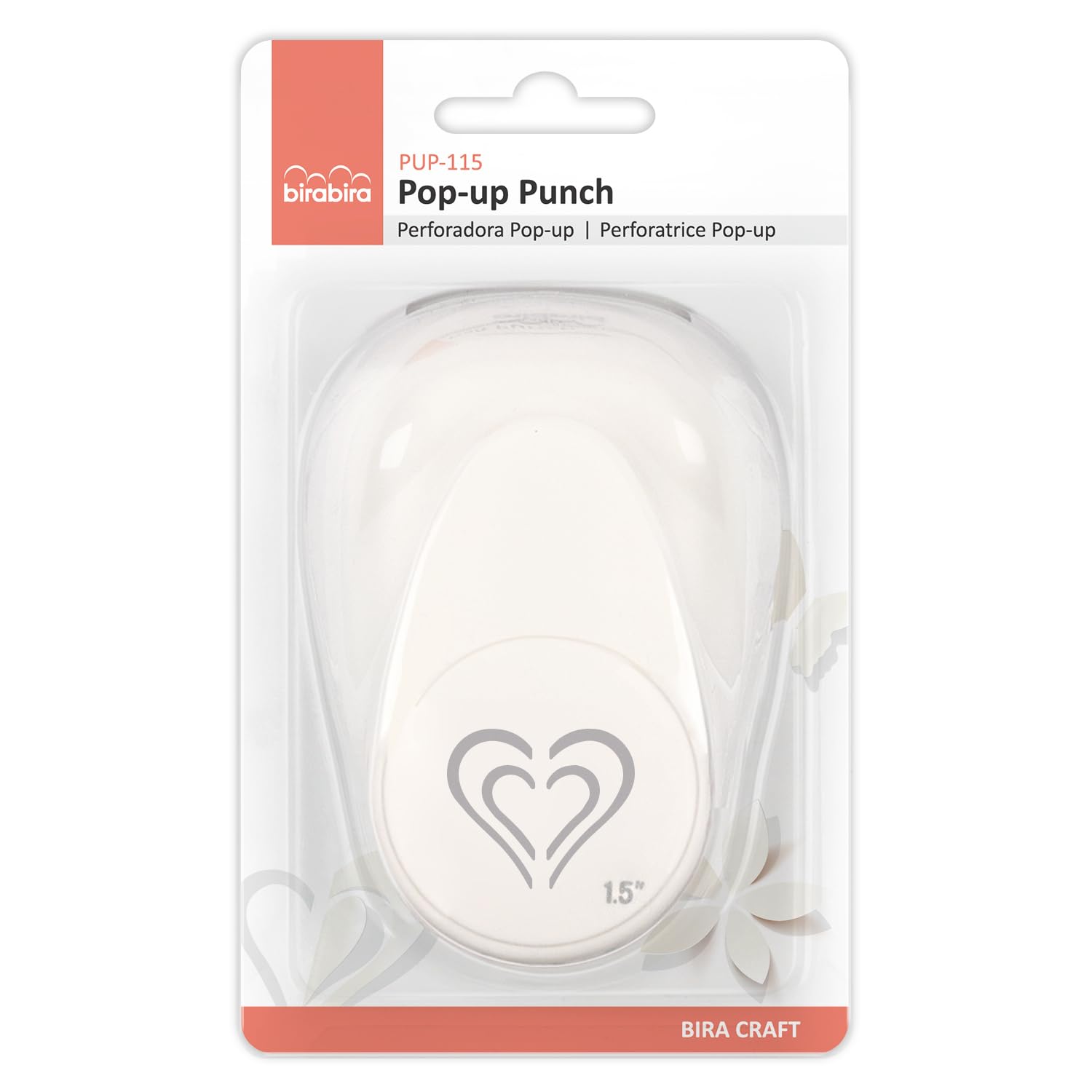 Snapklik.com : Bira Craft 1.5 Inch 3D Heart Punch, Valentines Day Punch ...