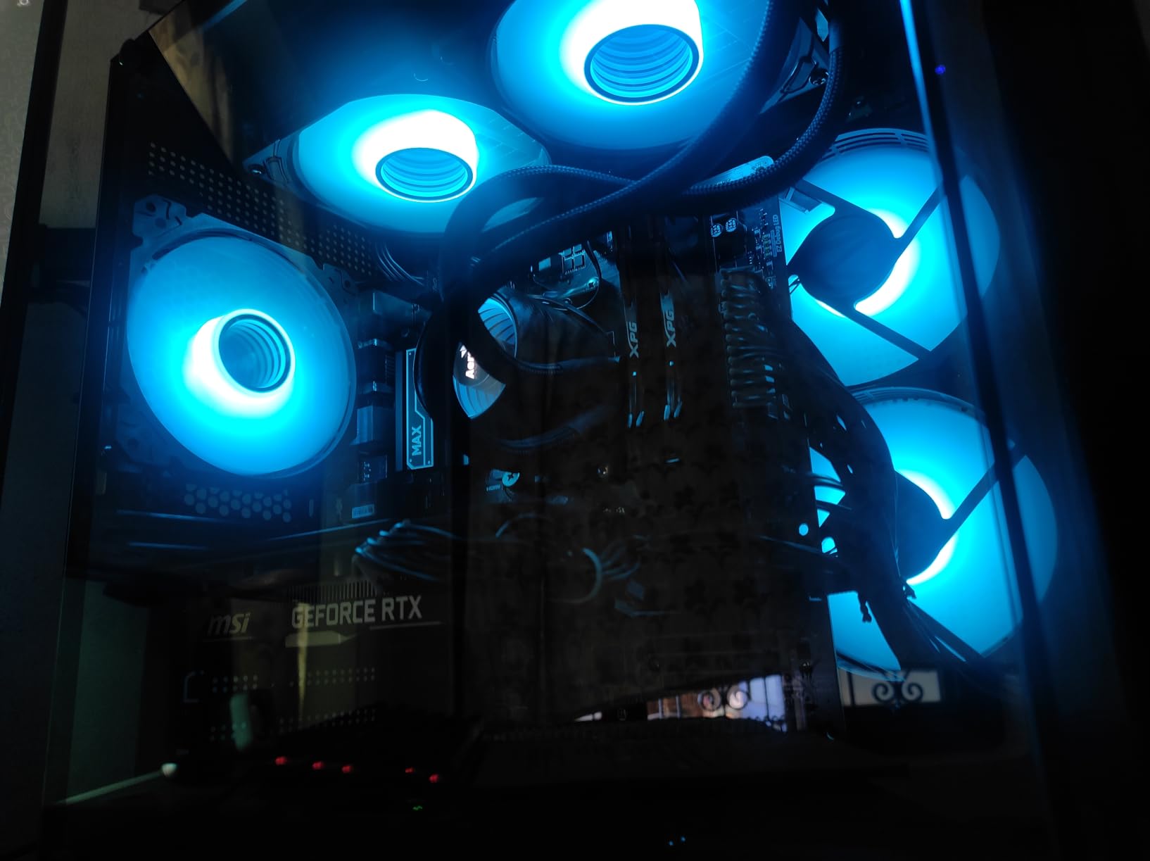 Amazon.in: Buy ZEBRONICS MERCURY Premium Gaming Chassis with support ...