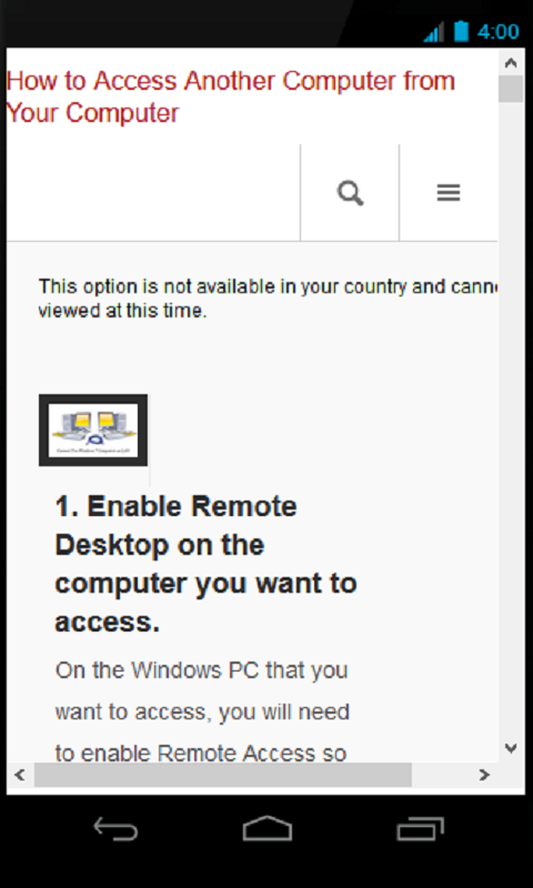 How to Access Another Computer From Your Computer - App on Amazon Appstore