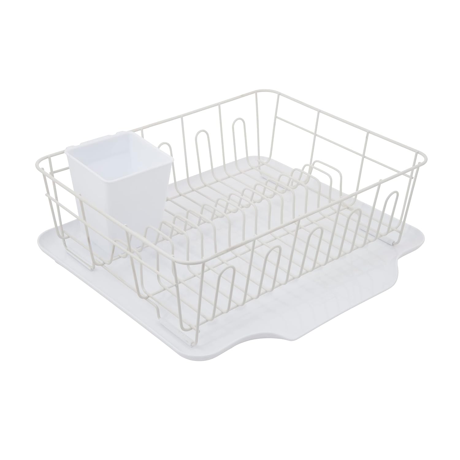 Amazon.com: Copco White Small Compact Dish Rack with Minimal Footprint ...