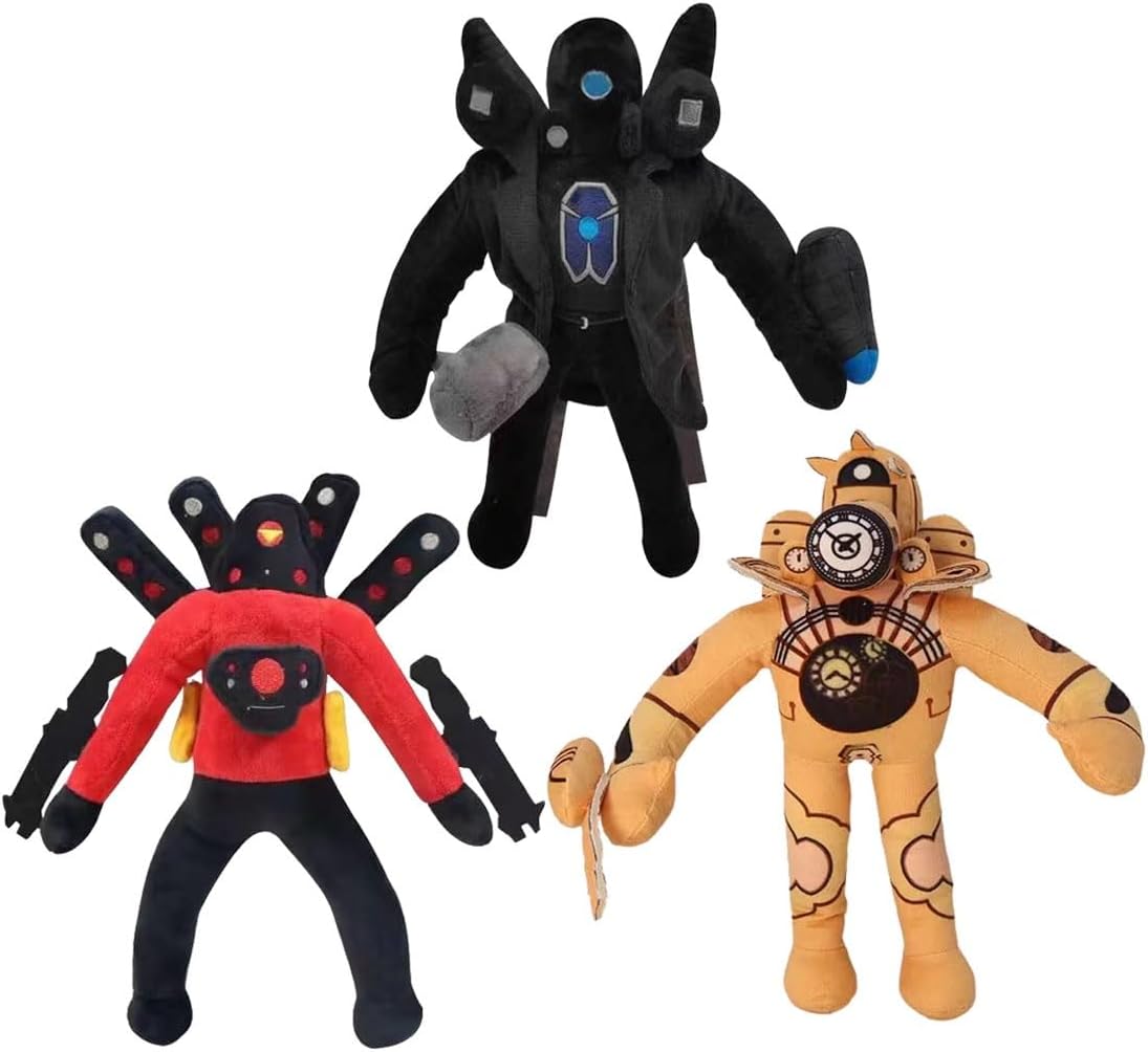 Amazon.co.jp: Titan TV Speakerman Plush Toy, 1/3PCS Skividy Toilet ...