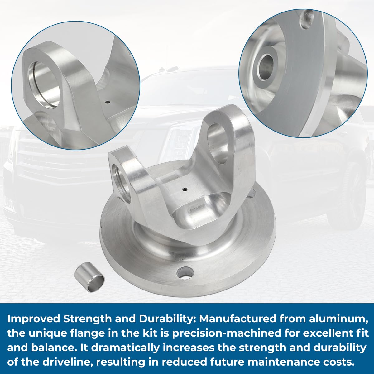 Transmission Bolt Flange Size Kit TR6060 3-Bolt Adapter Flange Yoke Kt ...