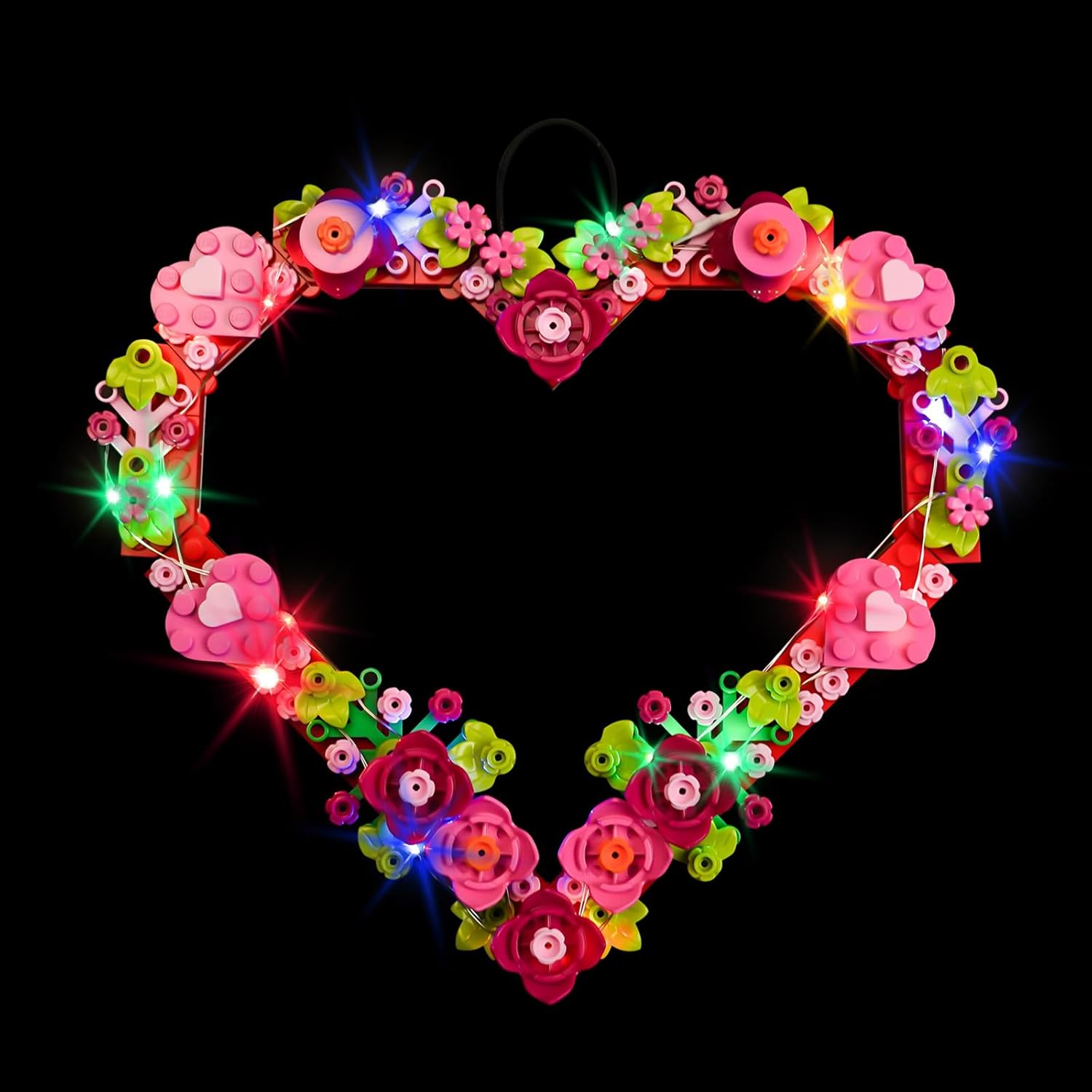 Amazon.com: VONADO Light for lego-heart-ornament-40638 Valentine ...