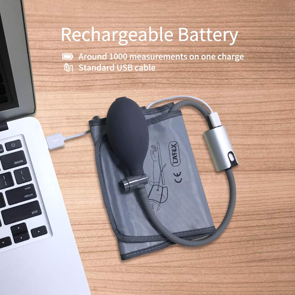 Snapklik.com : Bluetooth Blood Pressure Monitor, Upper Arm Cuff, Smart ...