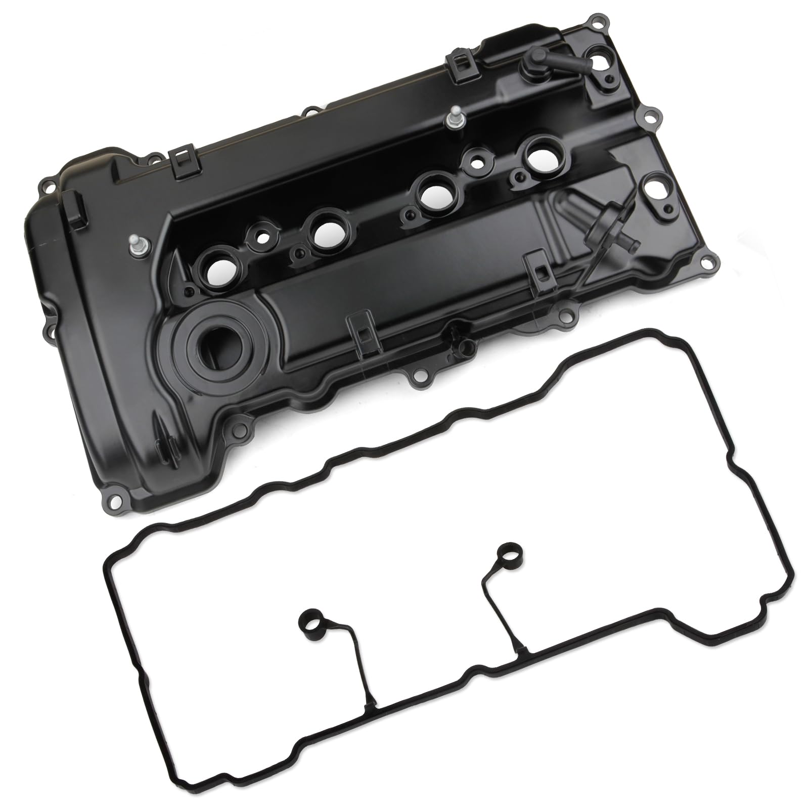 Amazon.com: HSPSWIFTER Aluminum Valve Cover with Gasket Compatible with ...