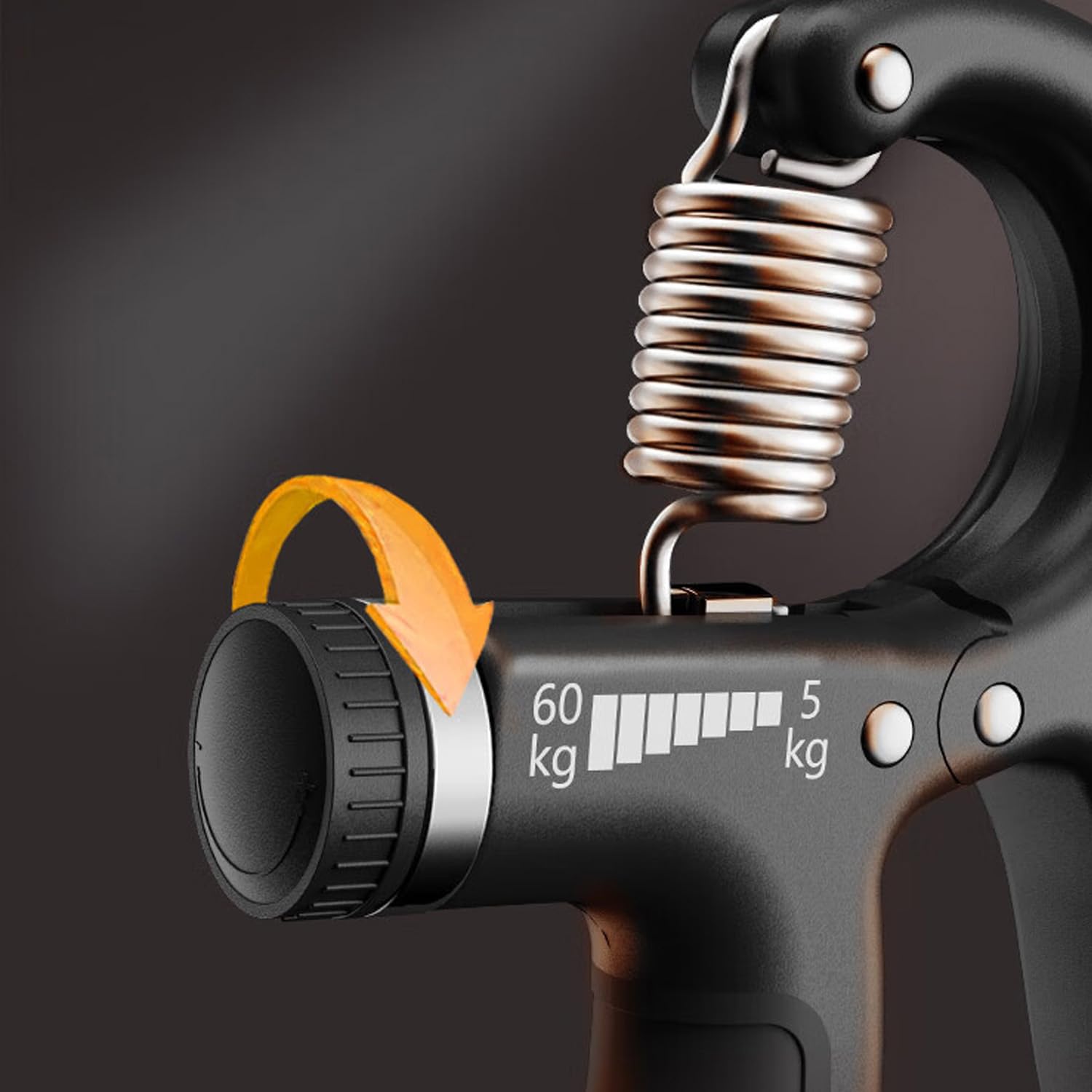 Snapklik.com : Grip Strengthener 1 Pack Orange Rubber Hand Trainer ...