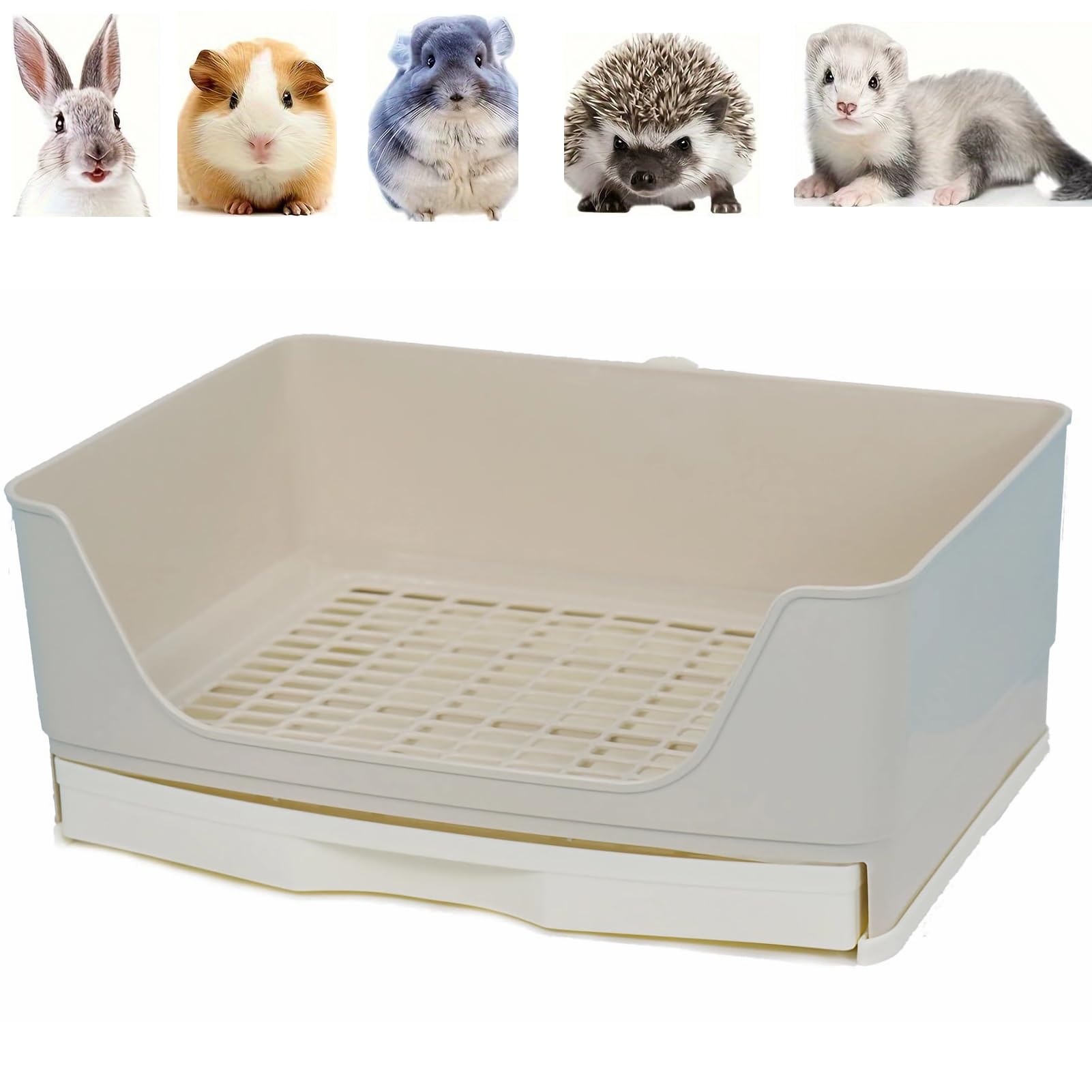 Large Rabbit Litter Tray,Rabbit Litter Box Toilet,Pet Potty Trainer ...