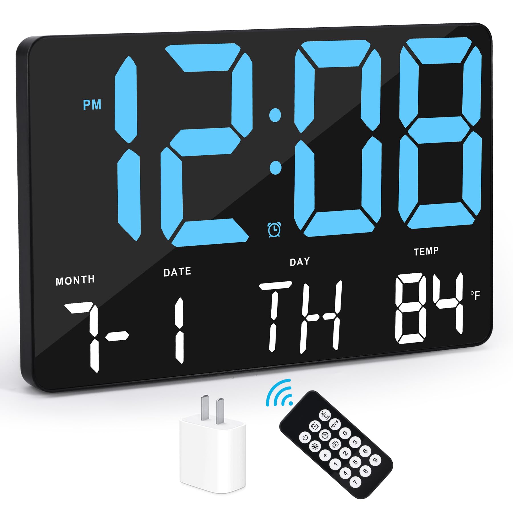 Amazon.com: SZELAM Digital Clock Large Display,11.5"Digital Wall Alarm ...